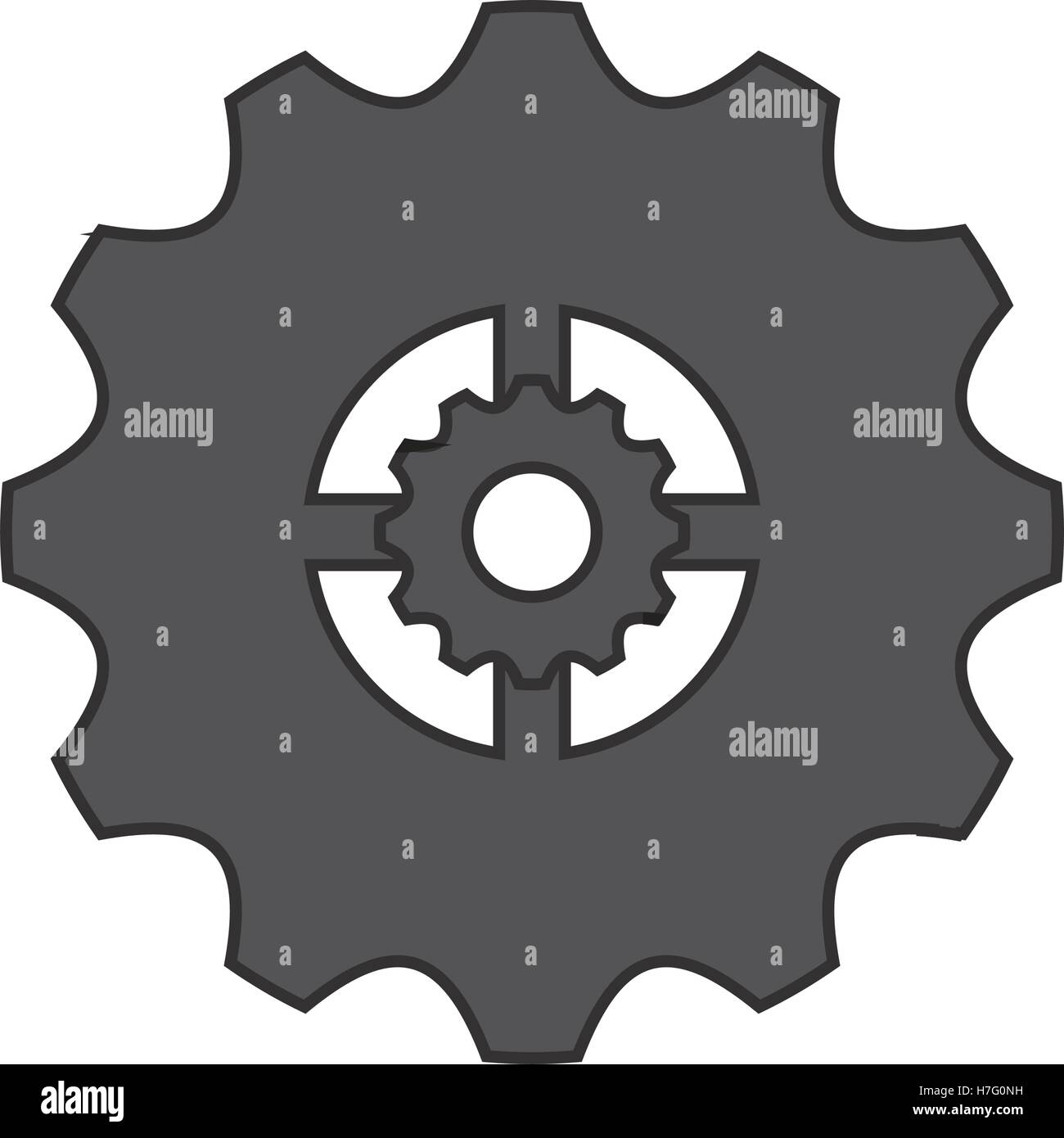Isolated gear object design Stock Vector Image & Art - Alamy