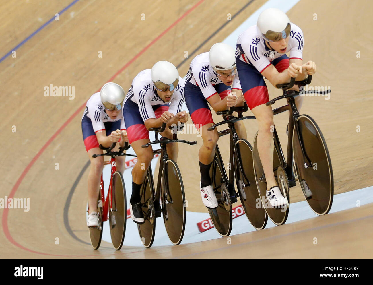 Great Britain's (from left) Matthew Bostock, Kian Emadi-Coffin, Oliver ...