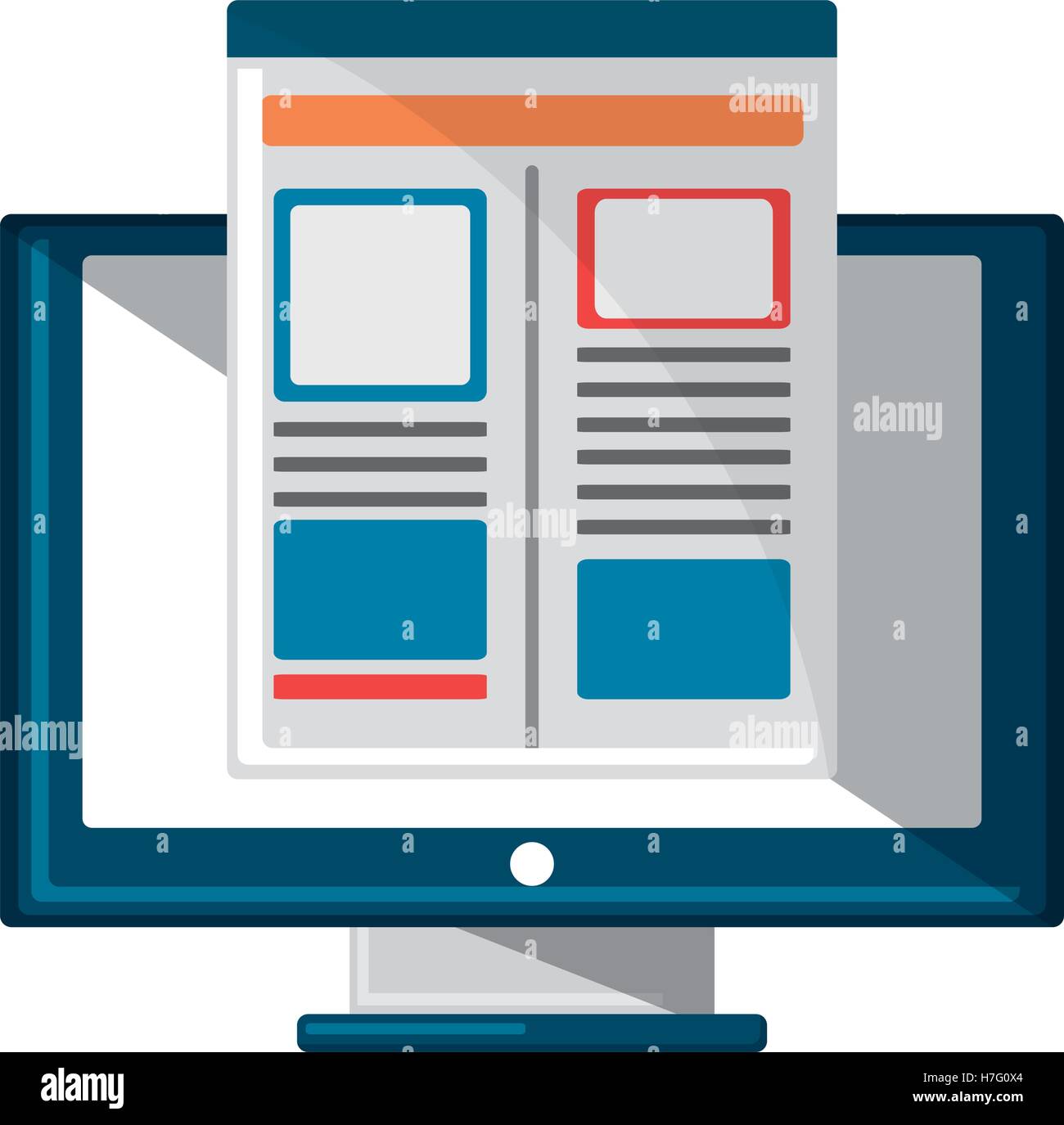 Isolated computer device design Stock Vector Image & Art - Alamy