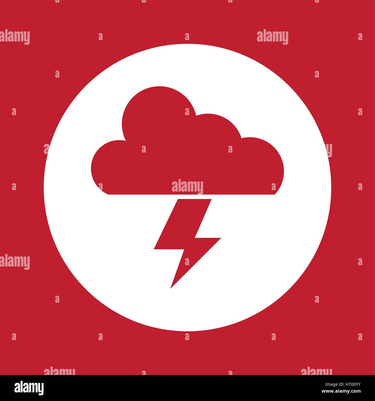 Red cloud thunder design hi-res stock photography and images - Alamy
