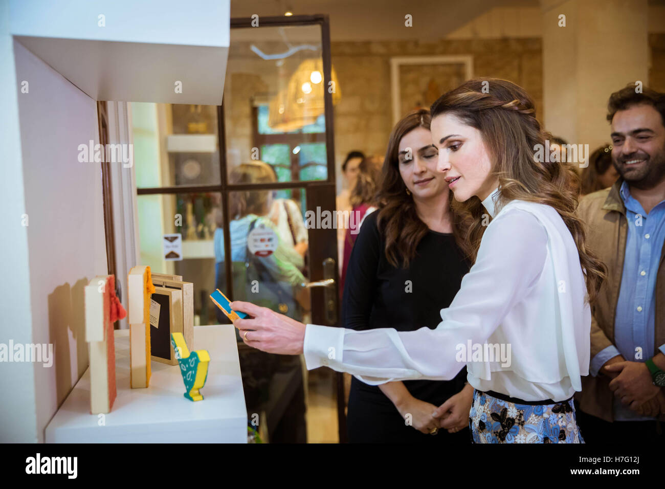 Jordan Queen Rania visits the Jordan River Foundation's 21st annual ...