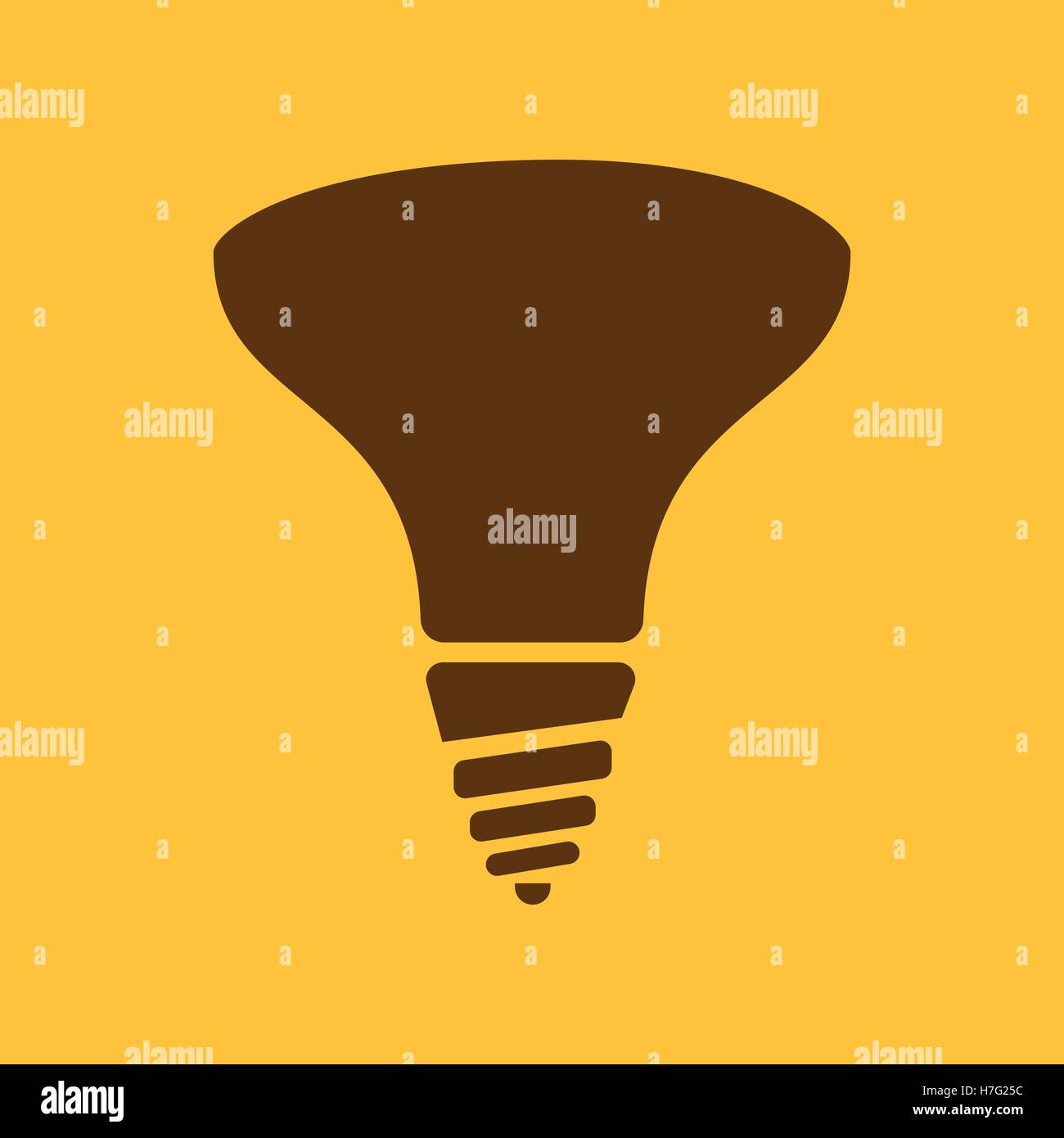 The halogen bulb icon. Lamp and bulb, lightbulb symbol.UI. Web. Logo ...