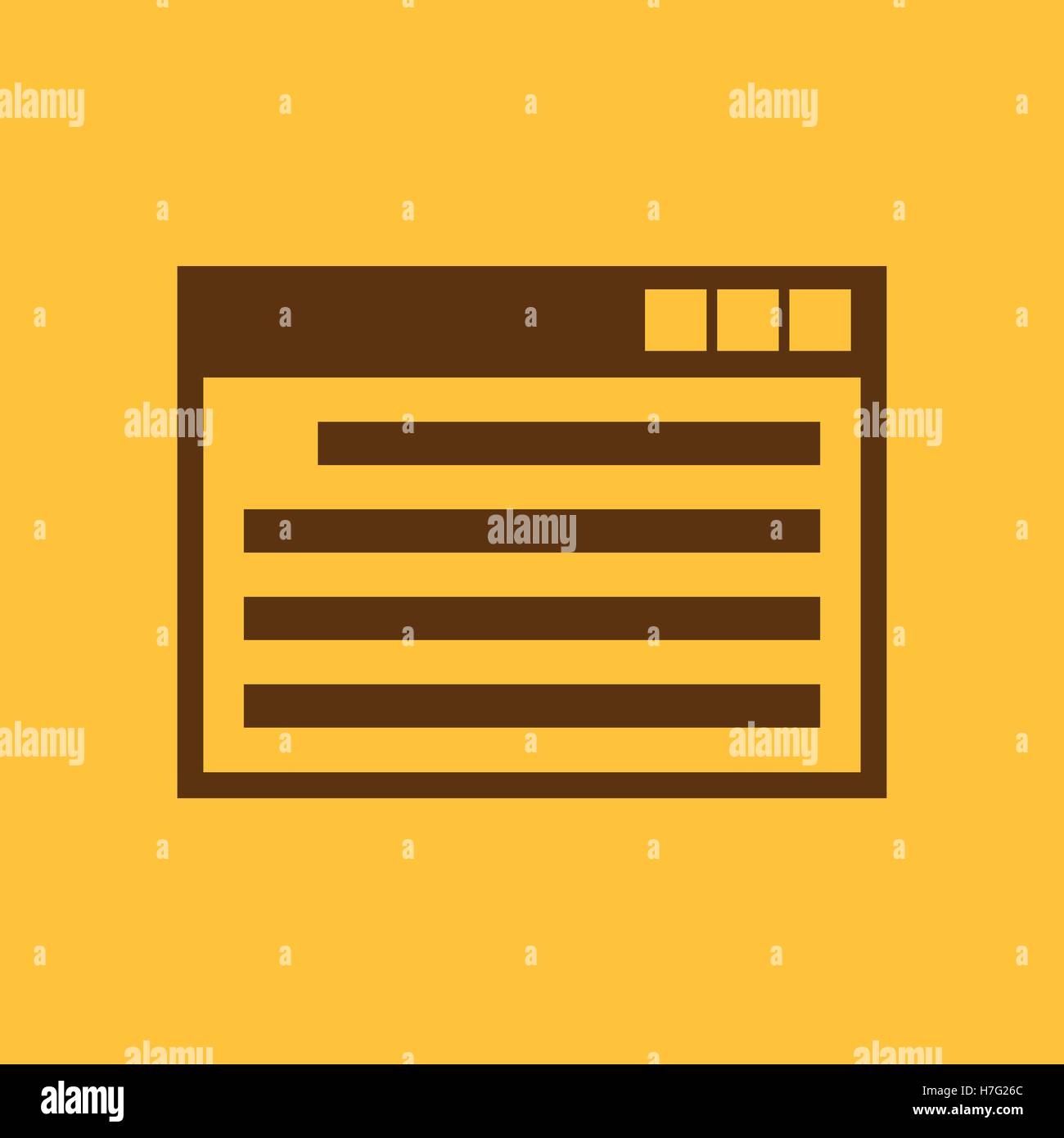 The website icon. WWW and browser, development, seo, website symbol. UI ...