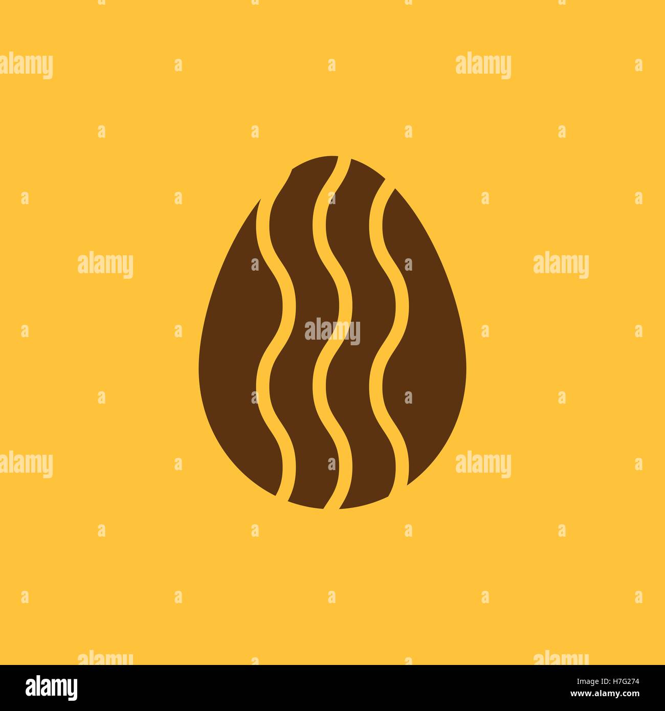 The egg icon. Easter, egg symbol. UI. Web. Logo. Sign. Flat design. App ...