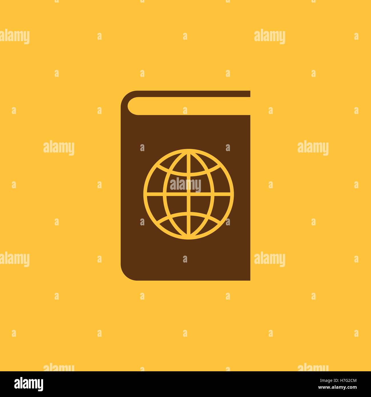 Atlas and globe icon. vector design. Geography, Atlas symbol. web ...