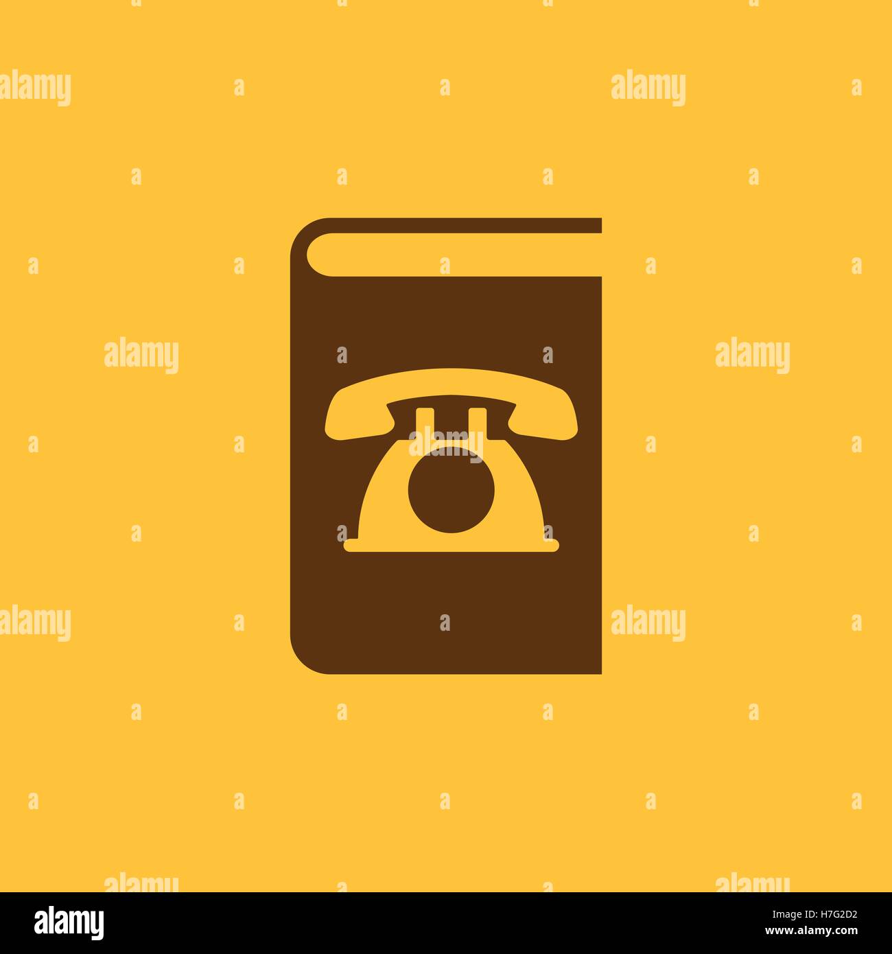 Phonebook icon. vector design. Telephone book, Phonebook symbol. web ...