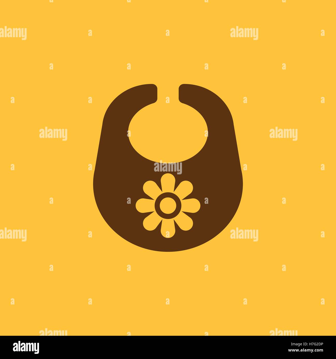 Bib icon. design. Breastplate and apron, Bib symbol. web. graphic. AI ...