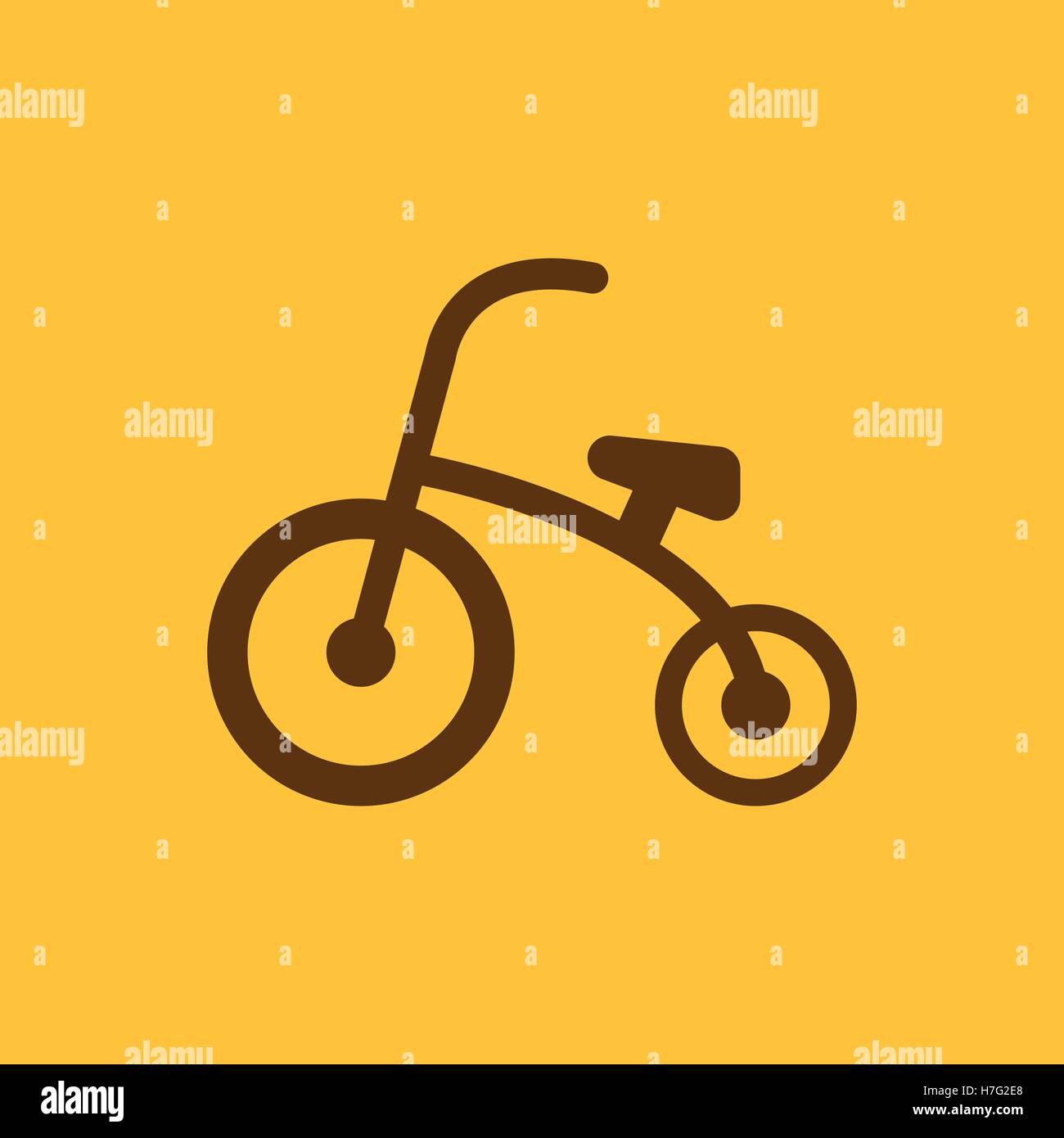 Tricycle icon. design. Bike, bicycle, Tricycle symbol. web. graphic. AI ...