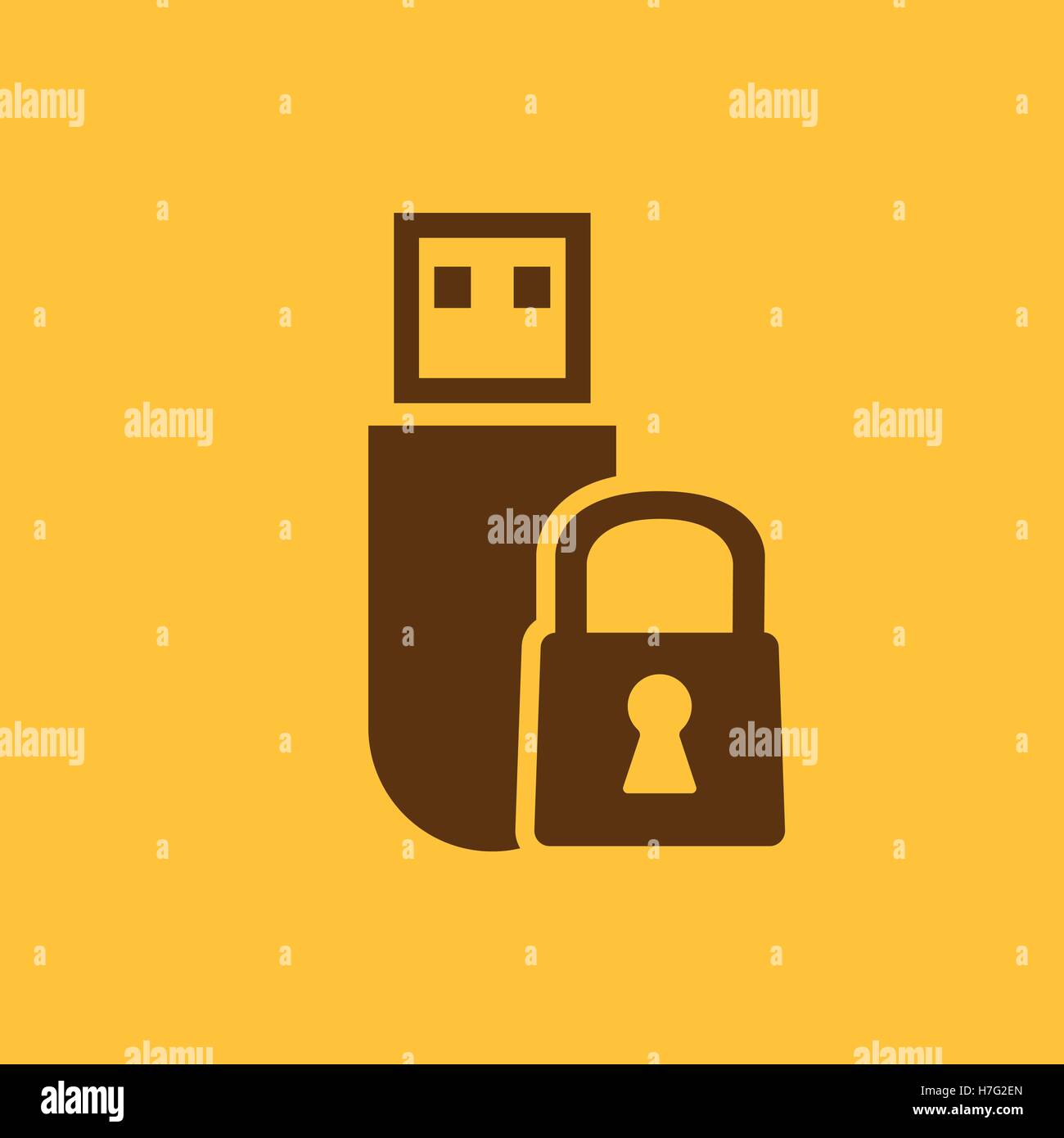 The data protection icon. Transfer and connection, data protection ...