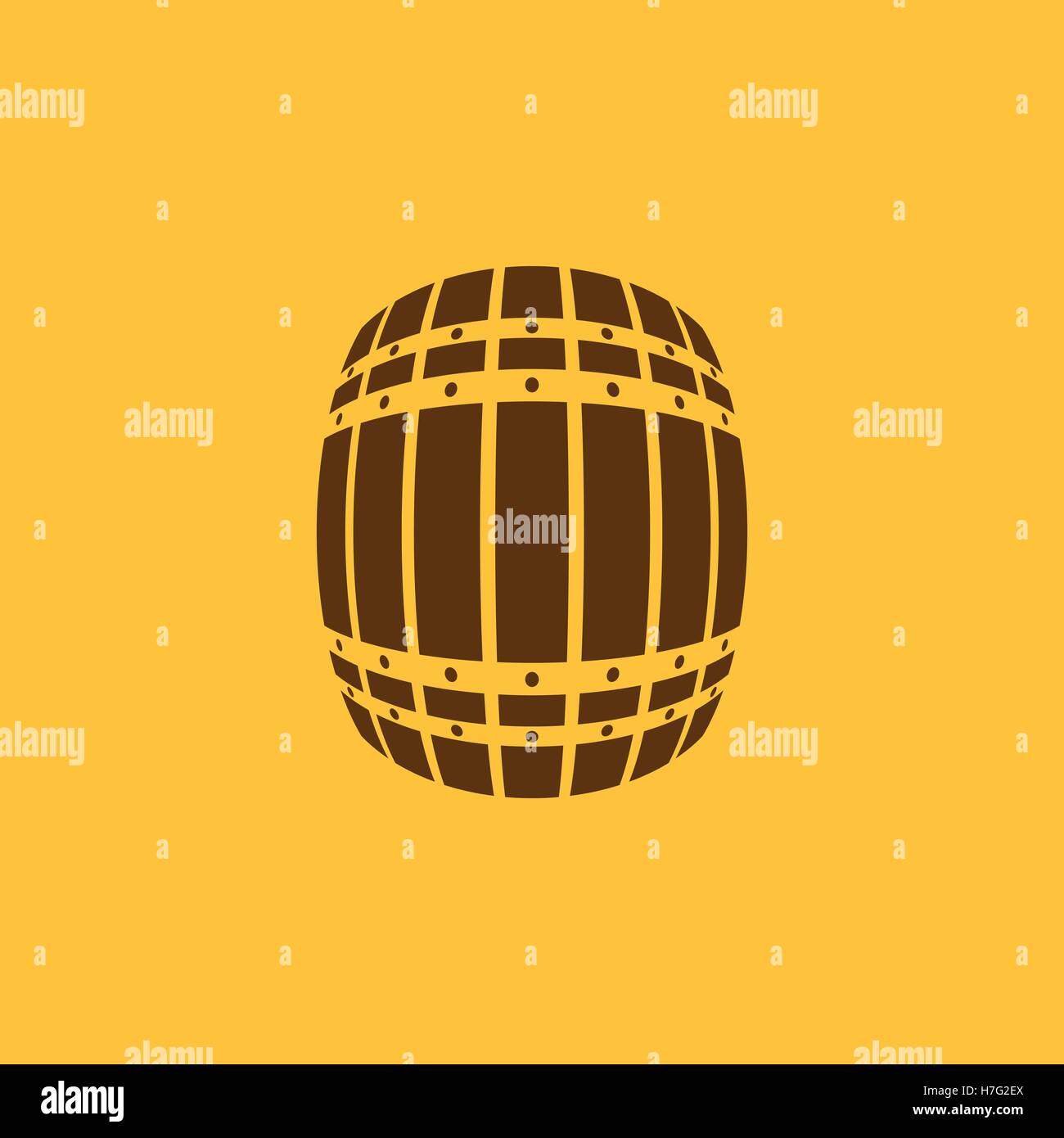 The Barrel icon. Cask and keg, beer, Barrel symbol. UI. Web. Logo. Sign ...