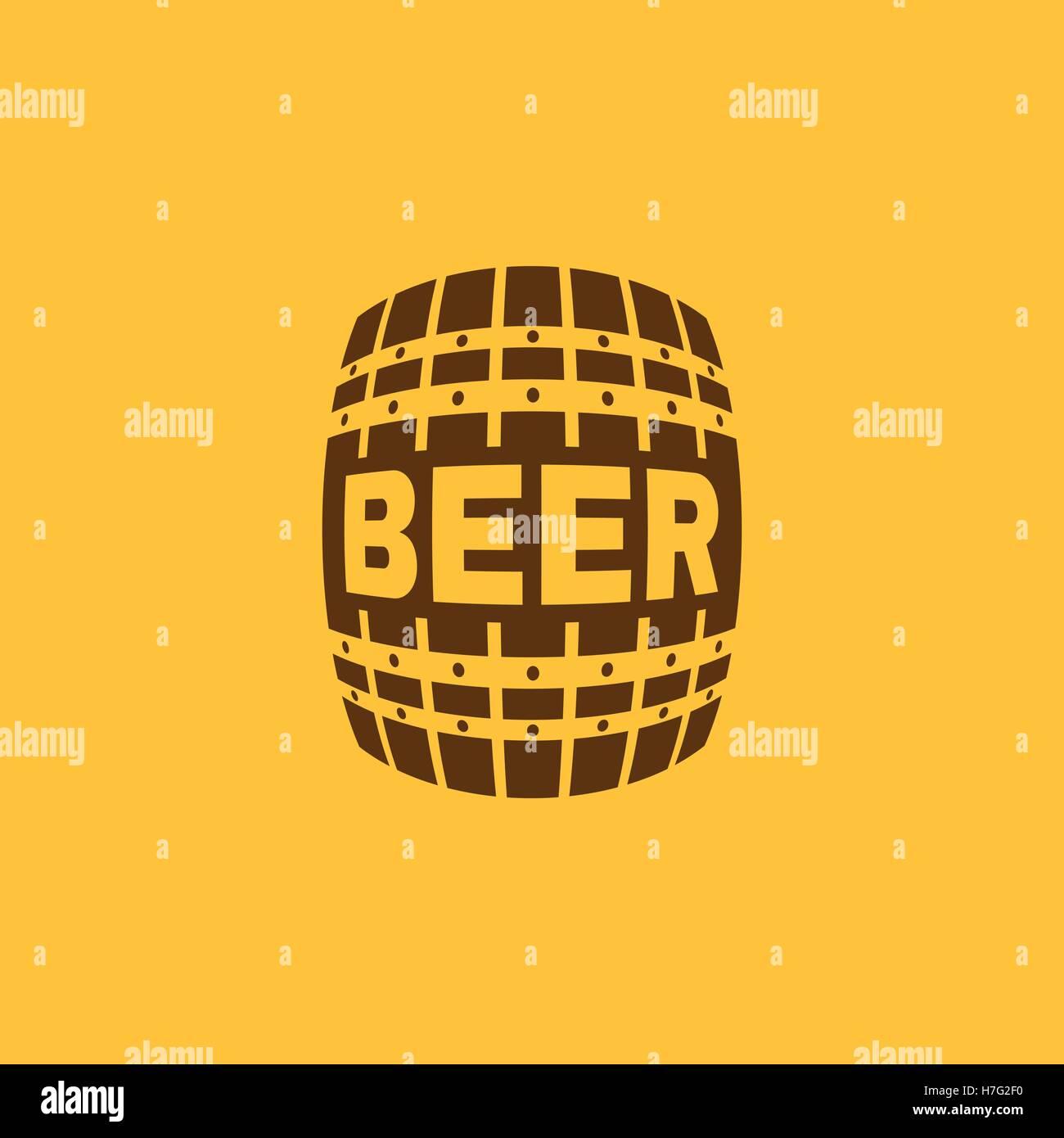 The Beer icon. Cask and keg, alcohol, Beer symbol. UI. Web. Logo. Sign ...