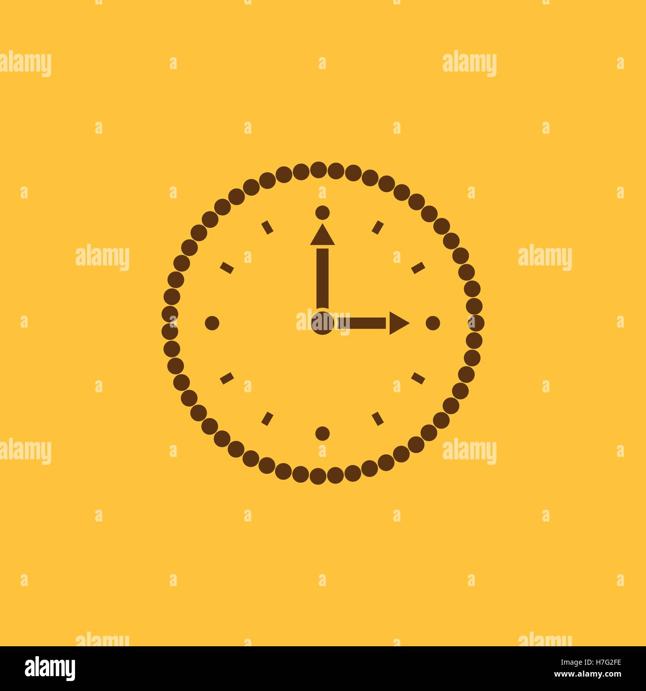 Time, clock icon. Time and watch, timer, clock symbol. UI. Web. Logo ...