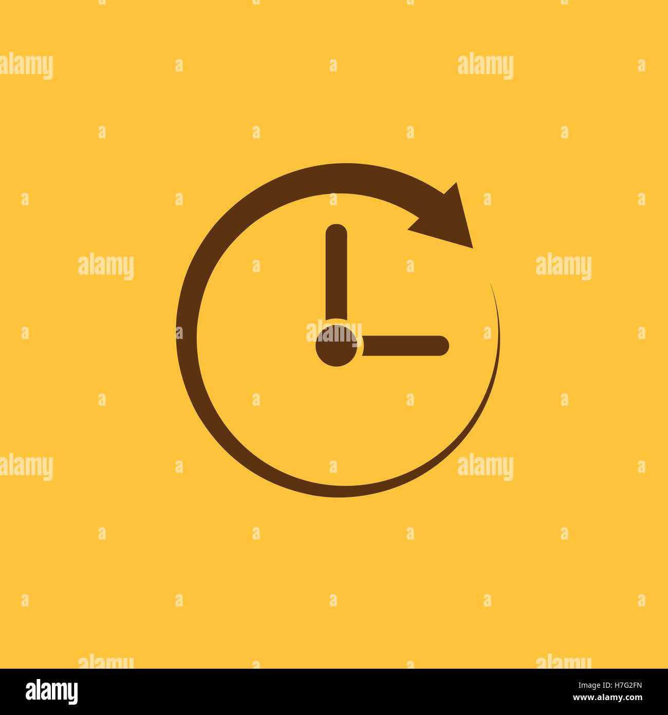 Time, clock icon. Time and watch, timer, clock symbol. UI. Web. Logo ...