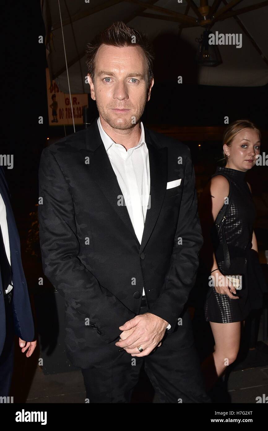 Ewan McGregor arrives for dinner at the restaurant Taste following the ...