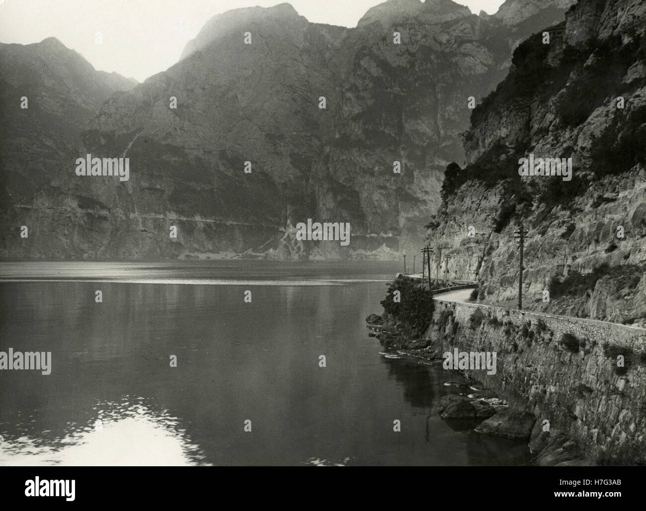 Riva road, Torbole, Italy Stock Photo - Alamy