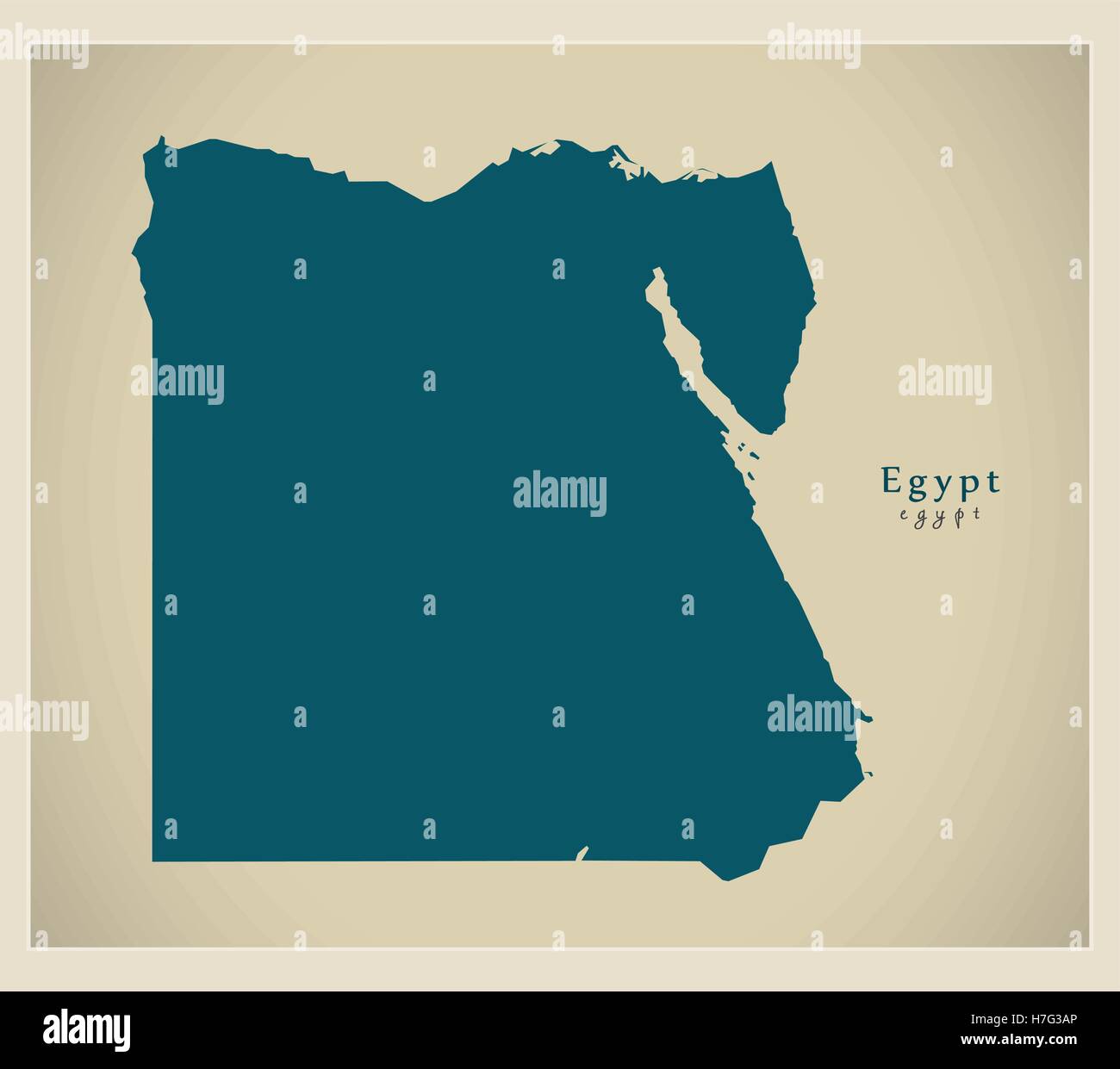 Map of egypt Stock Vector Images - Alamy