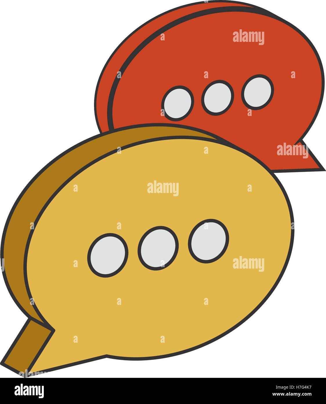 Isolated communication bubble design Stock Vector Image & Art - Alamy