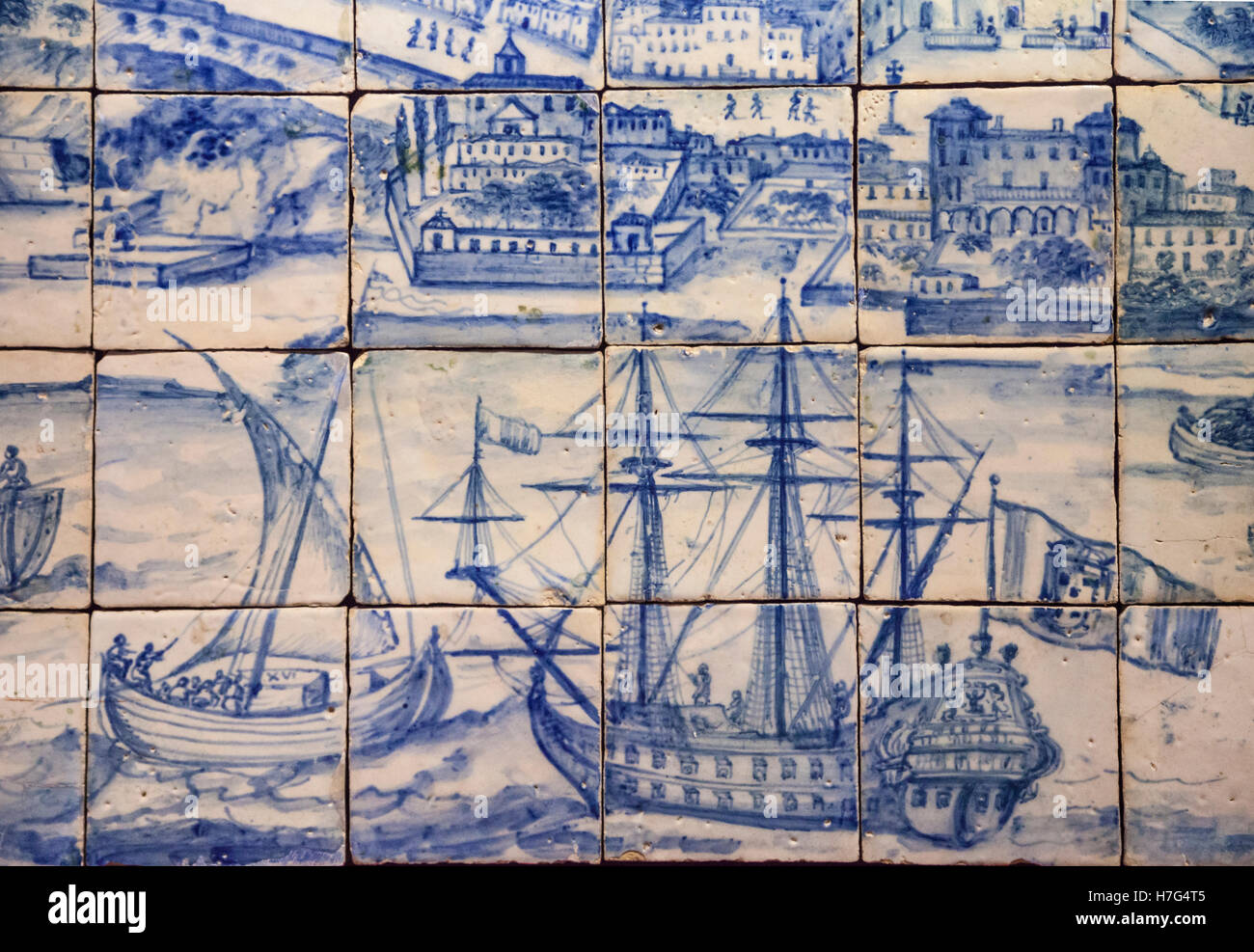 Museu Nacional do Azulejo, National Museum Azulejo tiles in Lisbon ...