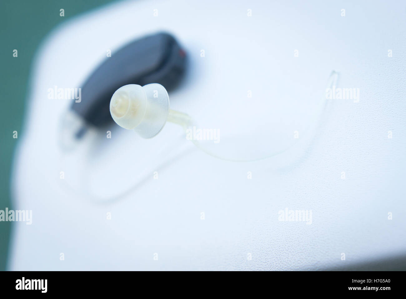 Modern digital hearing aid device for deaf and hard of hearing patients ...