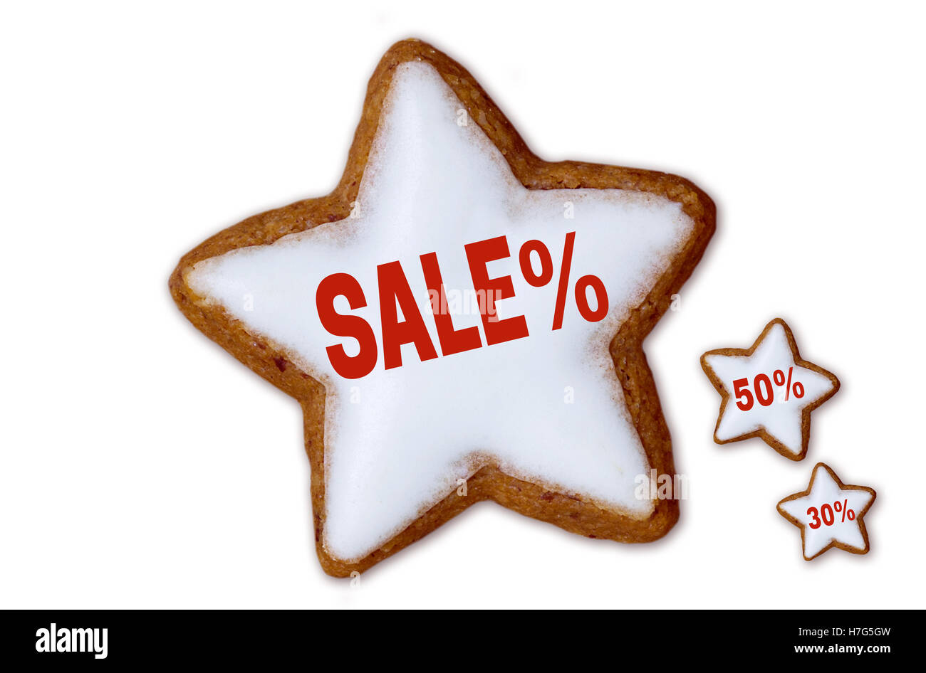 Christmas cookies cinnamon star Cut Out Stock Images & Pictures - Alamy