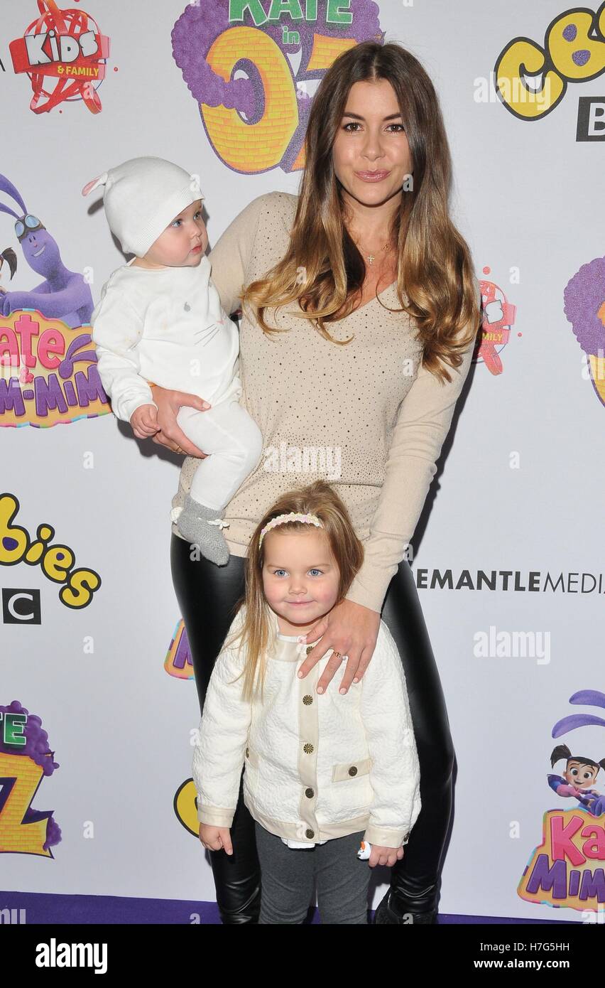 London, UK Imogen Thomas and her kids Siera Aleira Horsley and Ariana ...