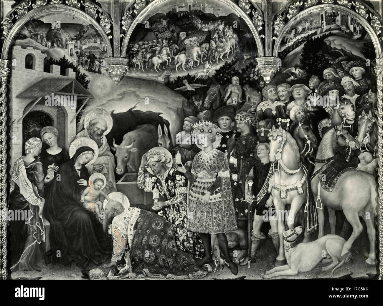 Adoration of the magi painting hi-res stock photography and images - Alamy
