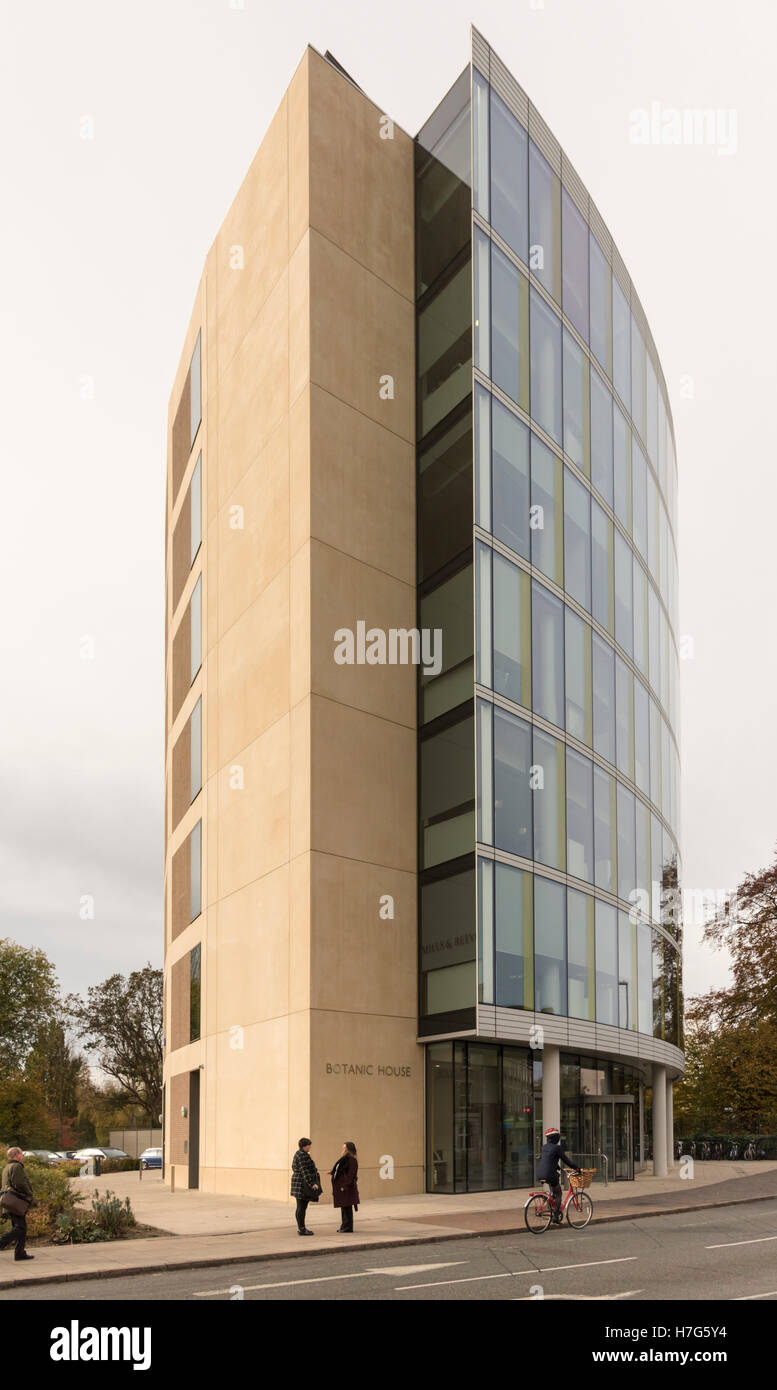 The Botanic House glass modern office building in Cambridge UK, part of ...