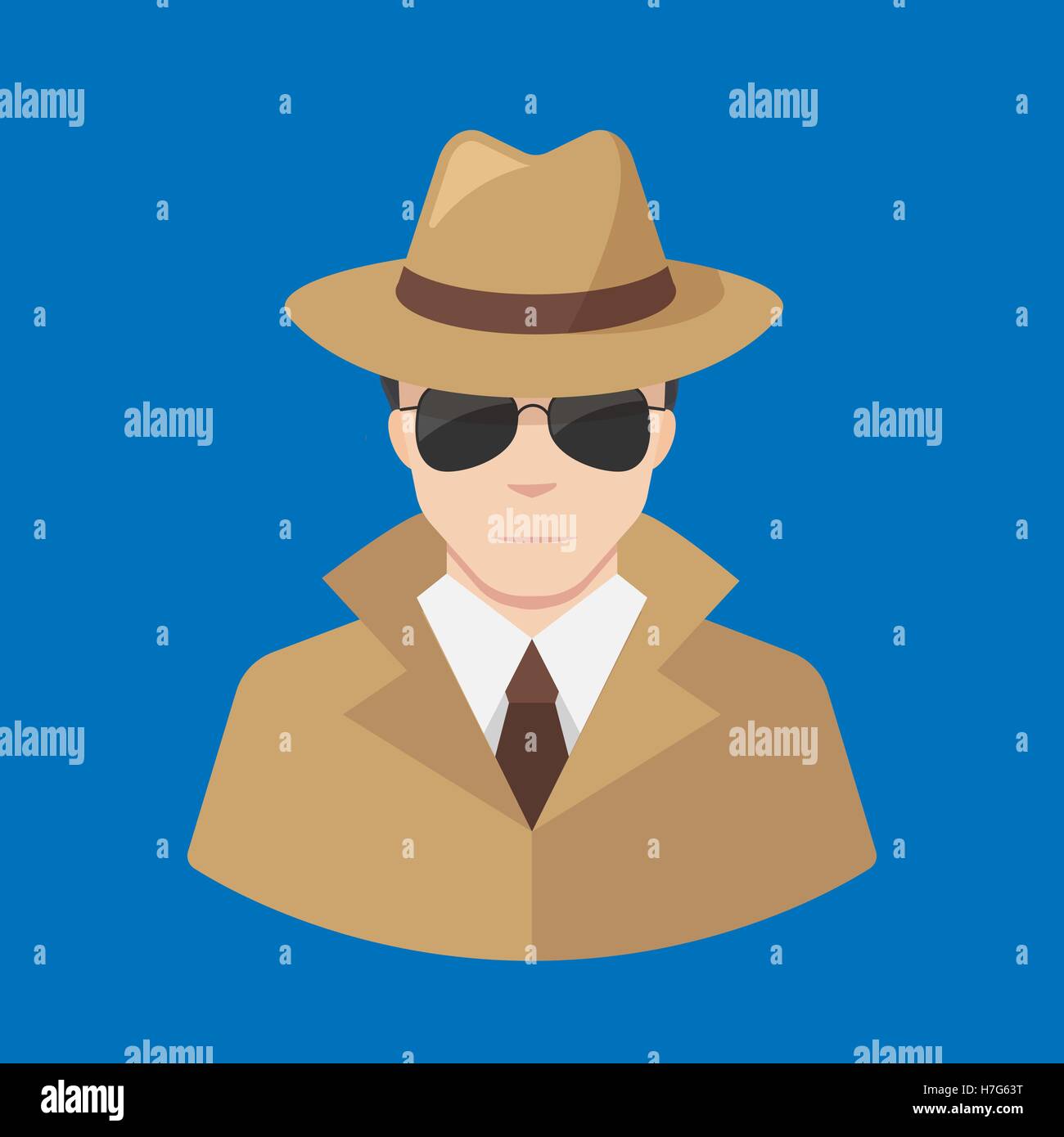 Private investigator vector vectors hi-res stock photography and images ...
