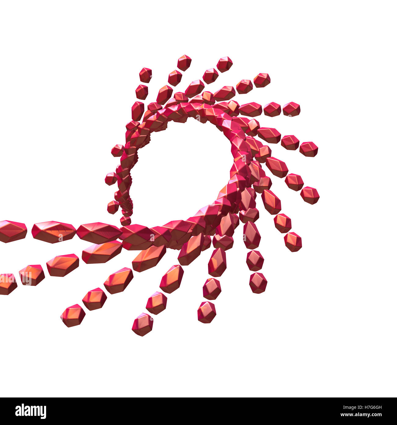 Abstract geometric shapes 3d rendering Stock Photo - Alamy