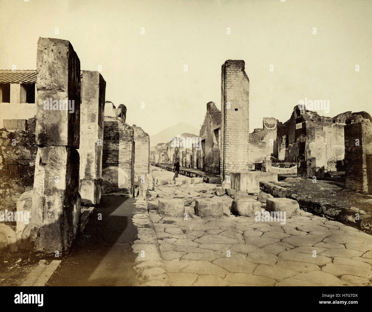 Strada Stabbia, Pompeii, Italy Stock Photo - Alamy
