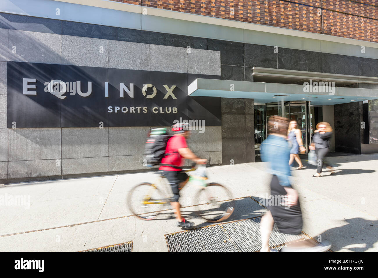 Exterior Equinox Sports NYC Stock Photo - Alamy