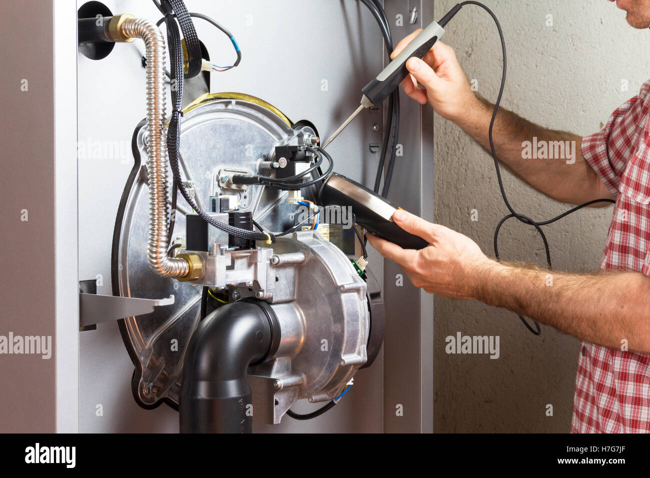 Boiler repair hi-res stock photography and images - Alamy