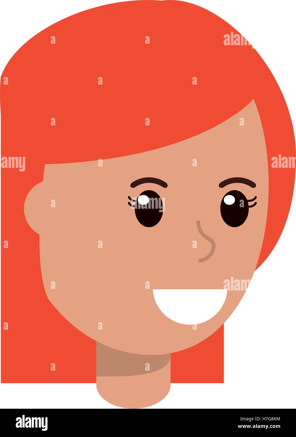Isolated girl cartoon design Stock Vector Image & Art - Alamy