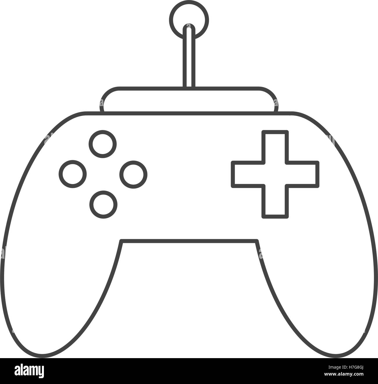 Isolated videogame control design Stock Vector Image & Art - Alamy