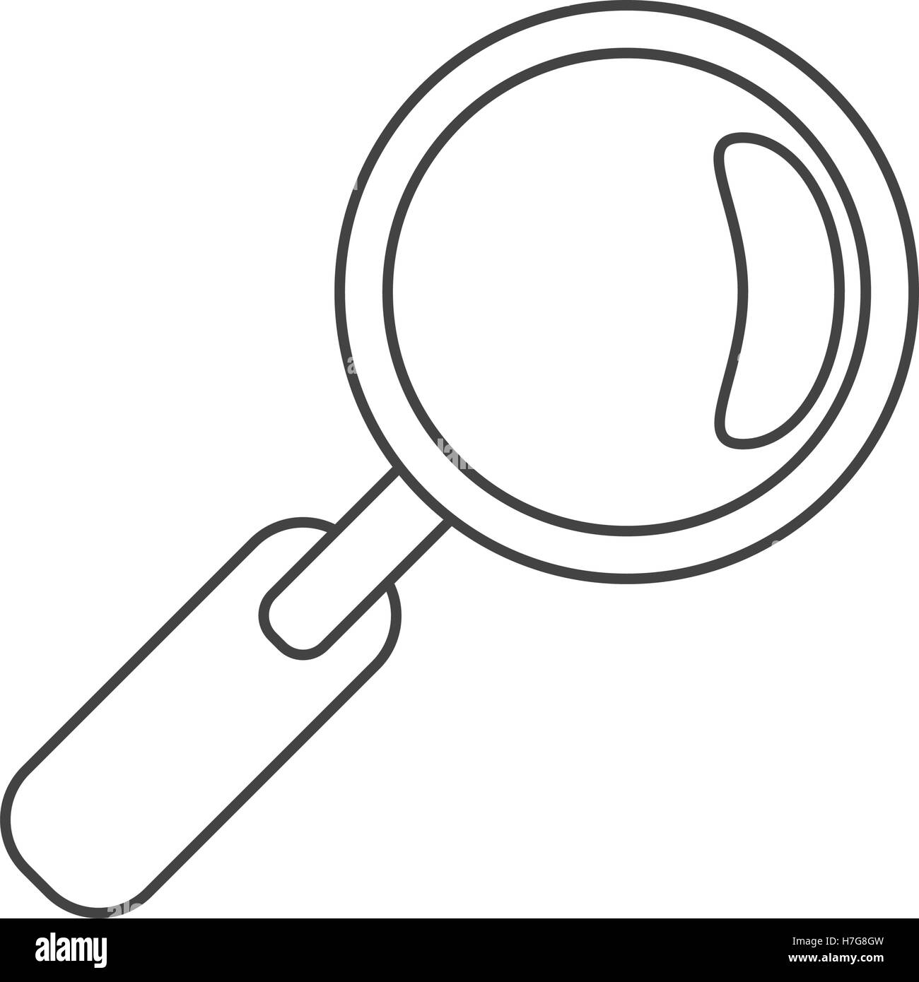 Isolated lupe tool design Stock Vector Image & Art - Alamy