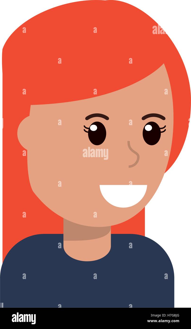Isolated girl cartoon design Stock Vector Image & Art - Alamy