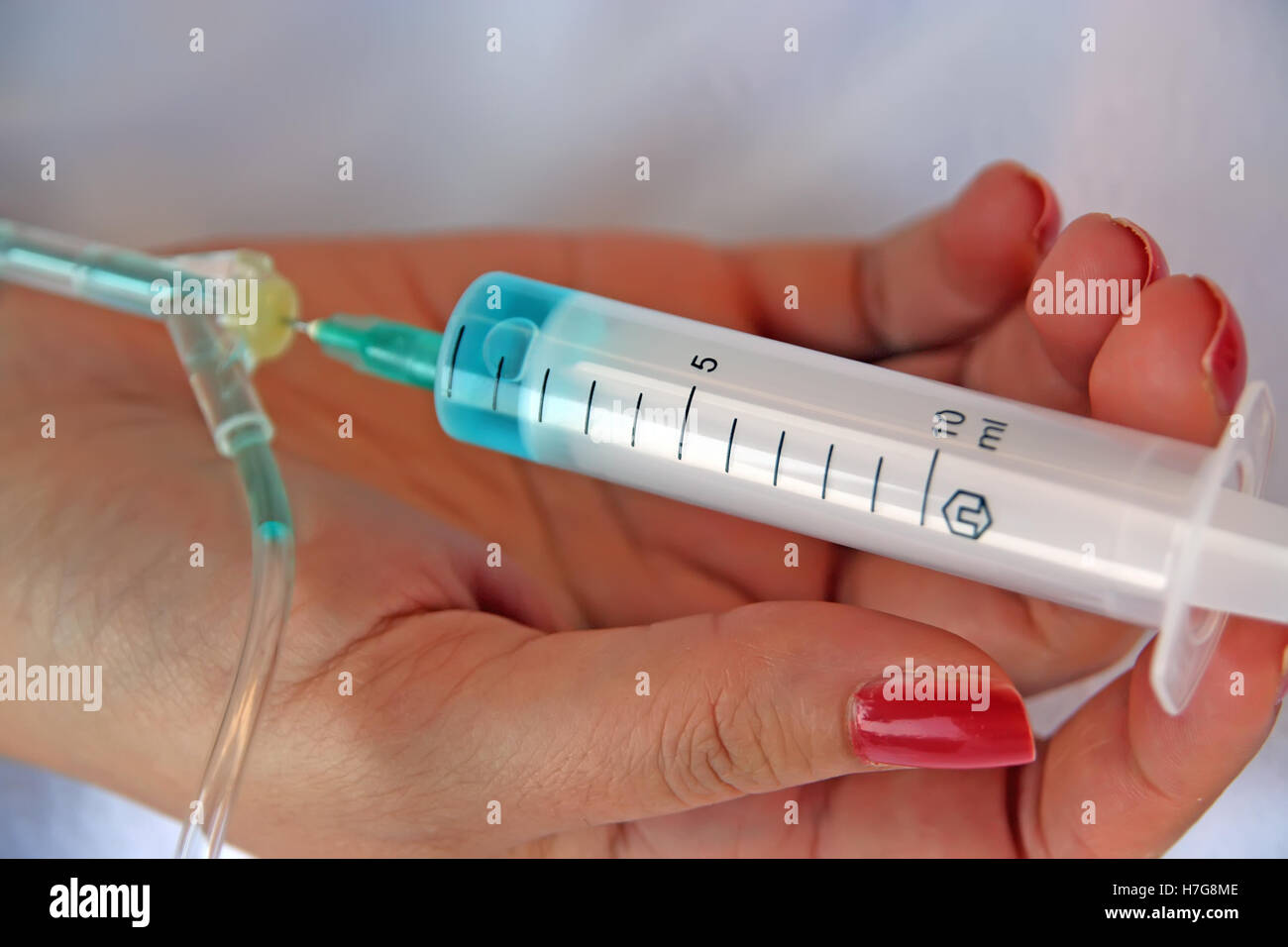 Intravenous infusion system. Intravenous medical therapy treatment ...