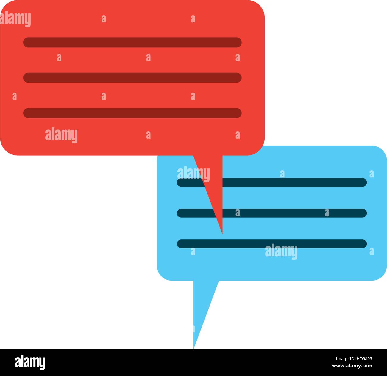 Isolated communication bubble design Stock Vector Image & Art - Alamy
