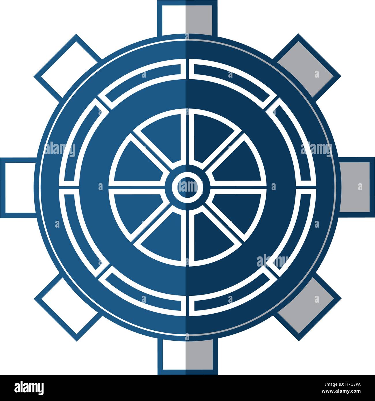 Isolated gear object design Stock Vector Image & Art - Alamy