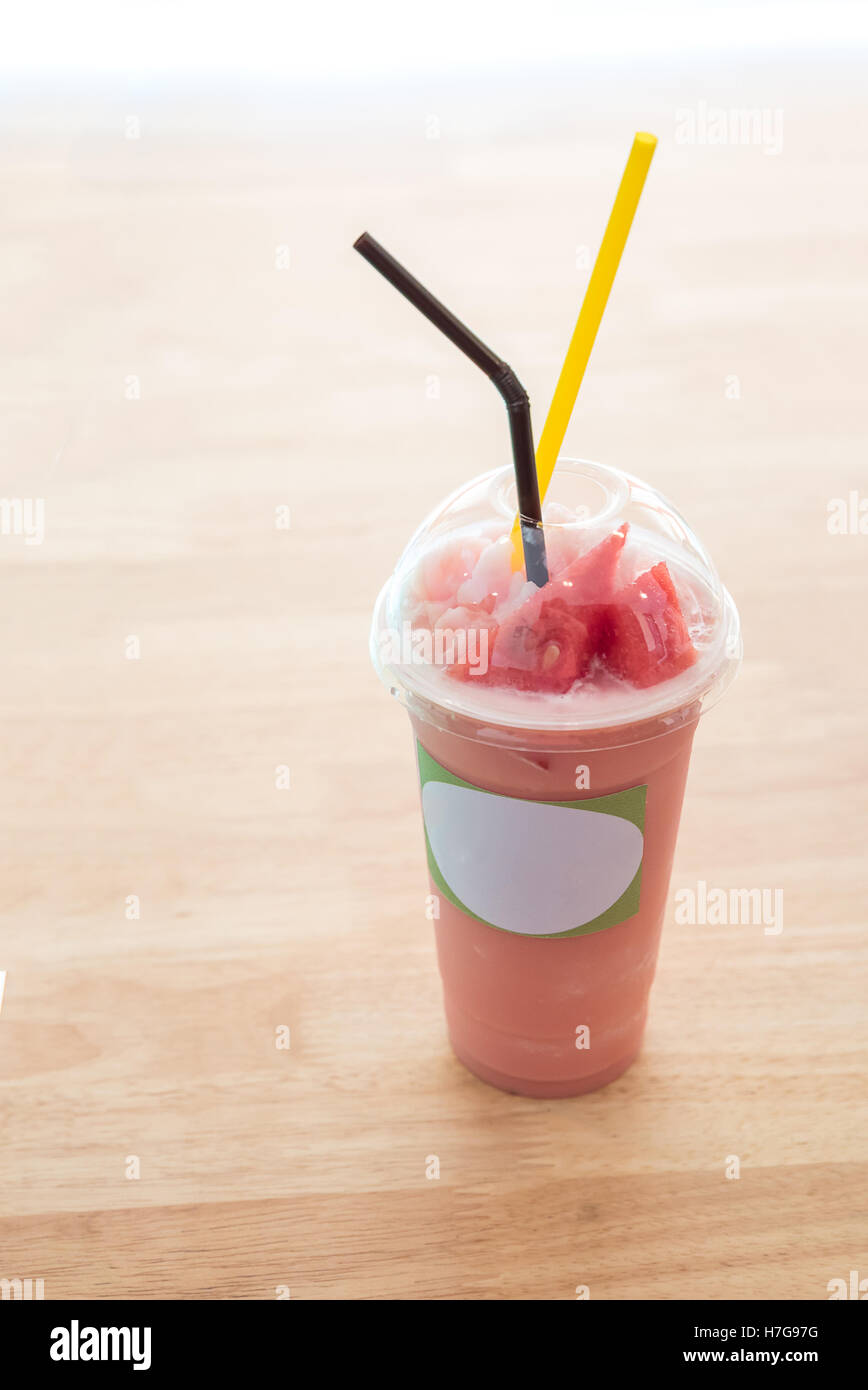 Watermelon cocktail juice ice hi-res stock photography and images - Alamy