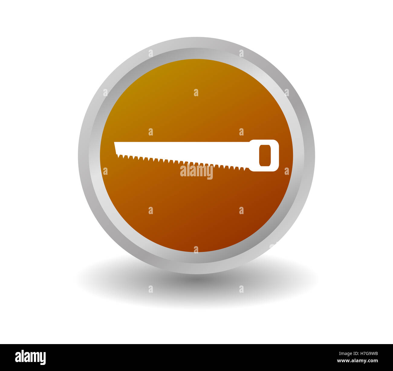 Steel crosscut saw Cut Out Stock Images & Pictures - Alamy