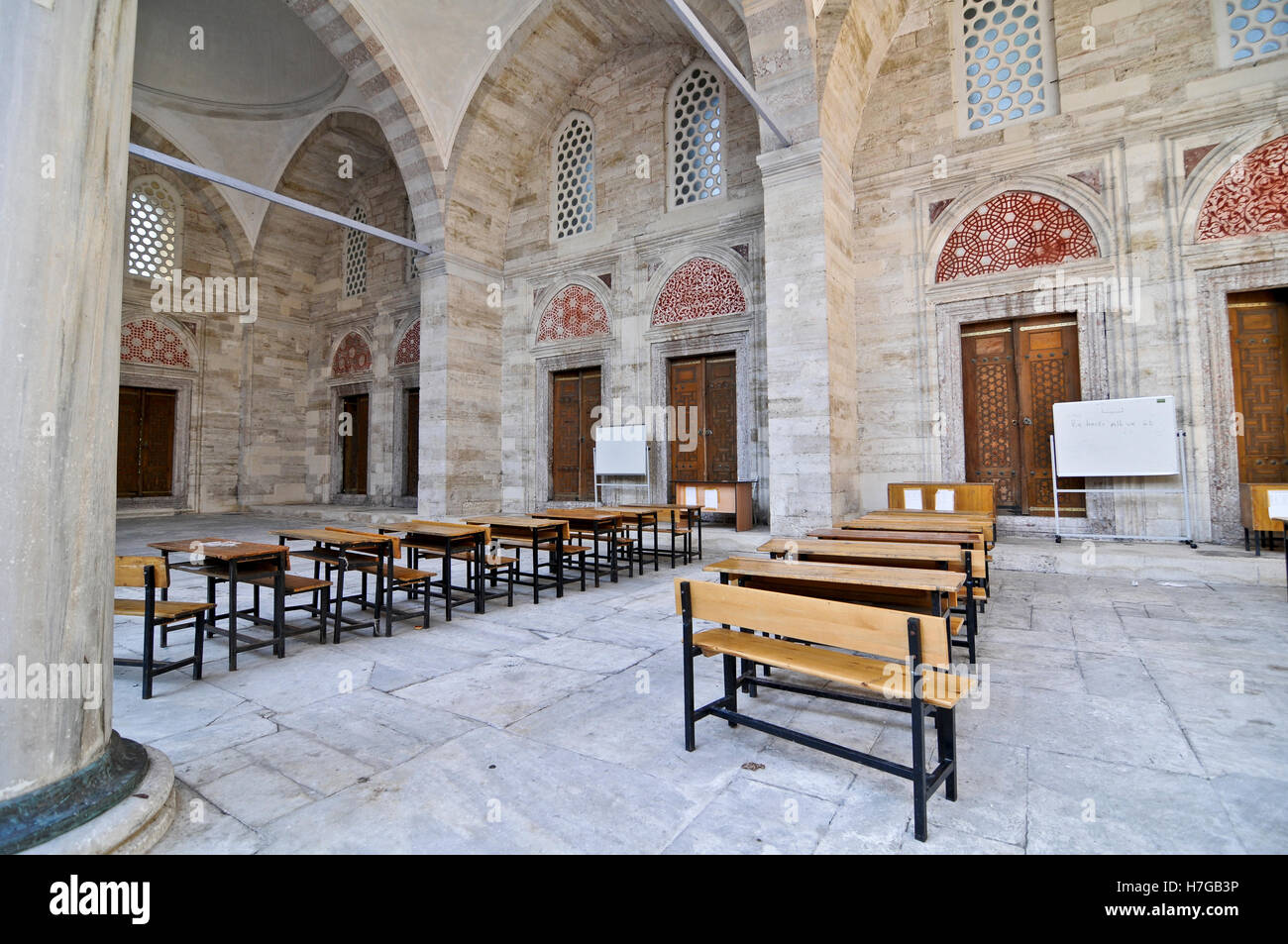 Şehzade Mosque ( "Prince's Mosque). Koran schools (medrese Stock Photo ...