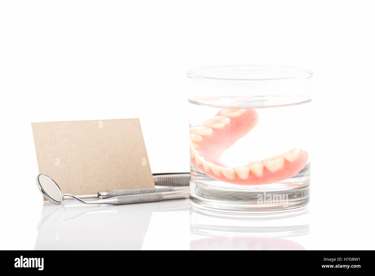 Dentures in glass hi-res stock photography and images - Alamy