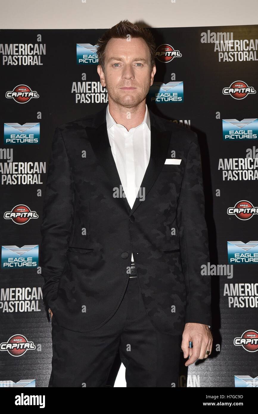 Ewan McGregor attending the premiere of 'American Pastoral', held at ...