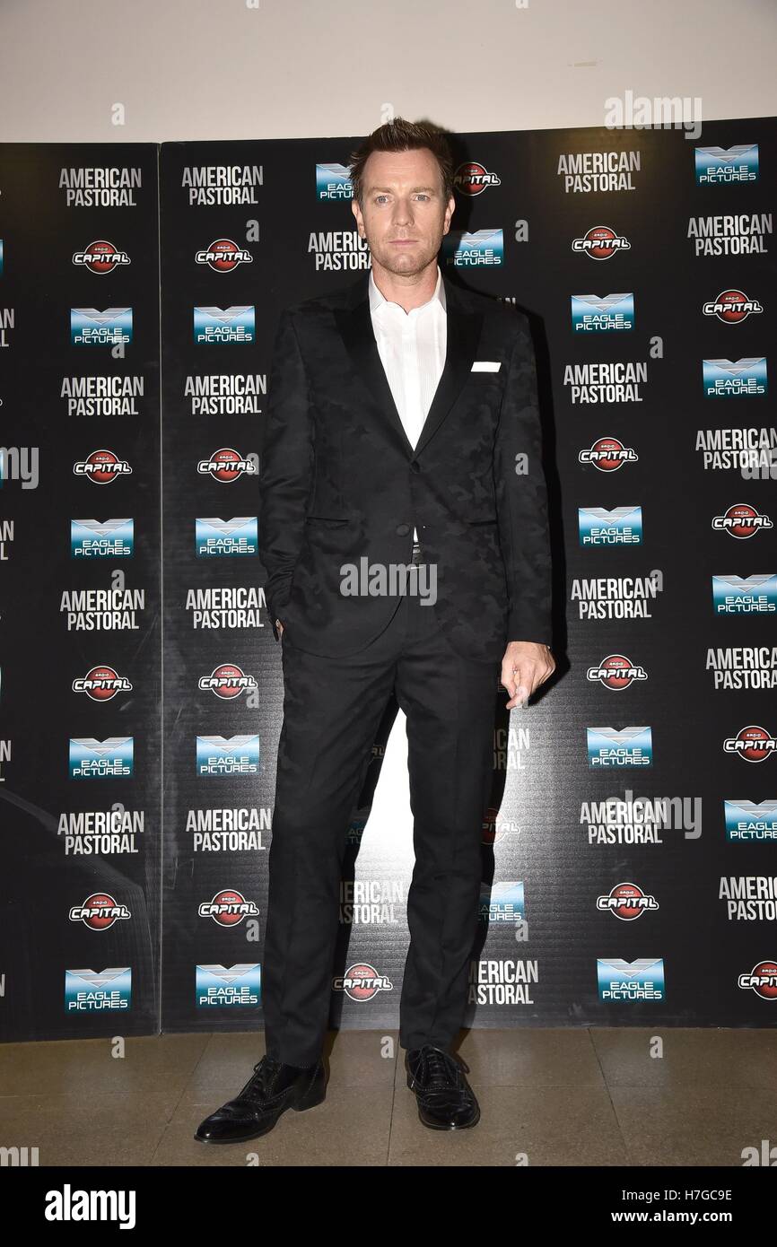 Ewan McGregor attending the premiere of 'American Pastoral', held at ...