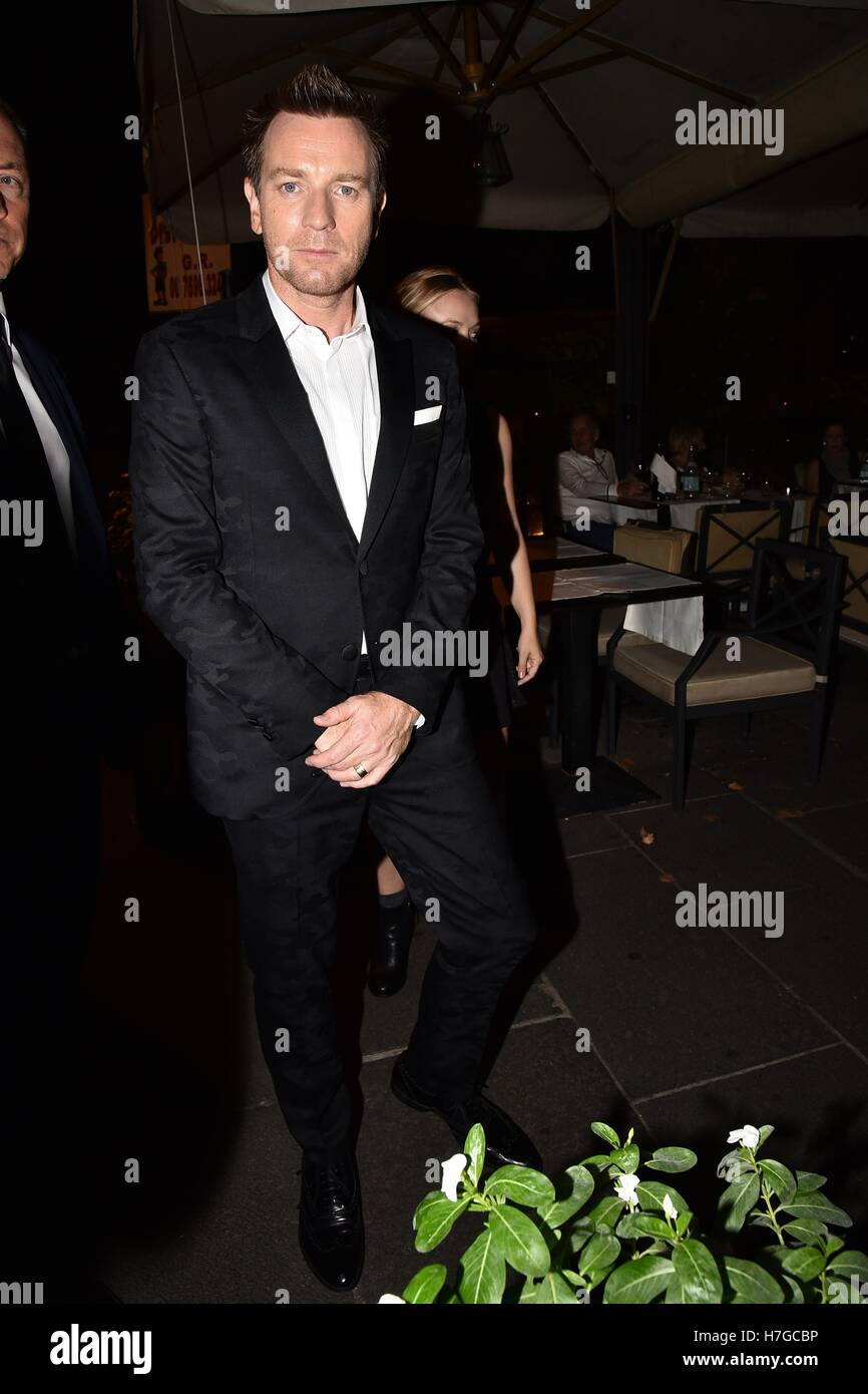 Ewan McGregor arrives for dinner at the restaurant Taste following the ...