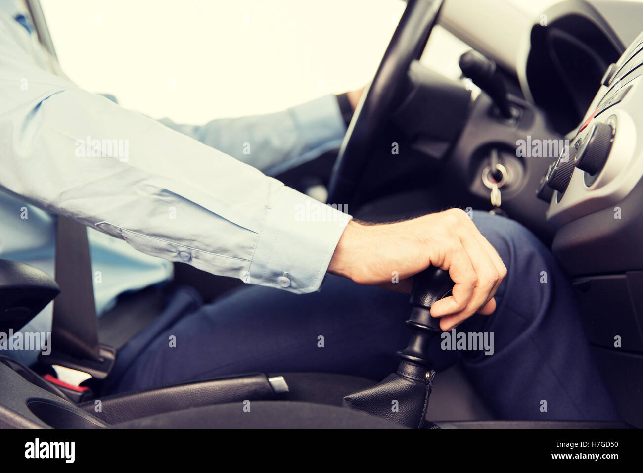 close up of young man driving car Stock Photo - Alamy