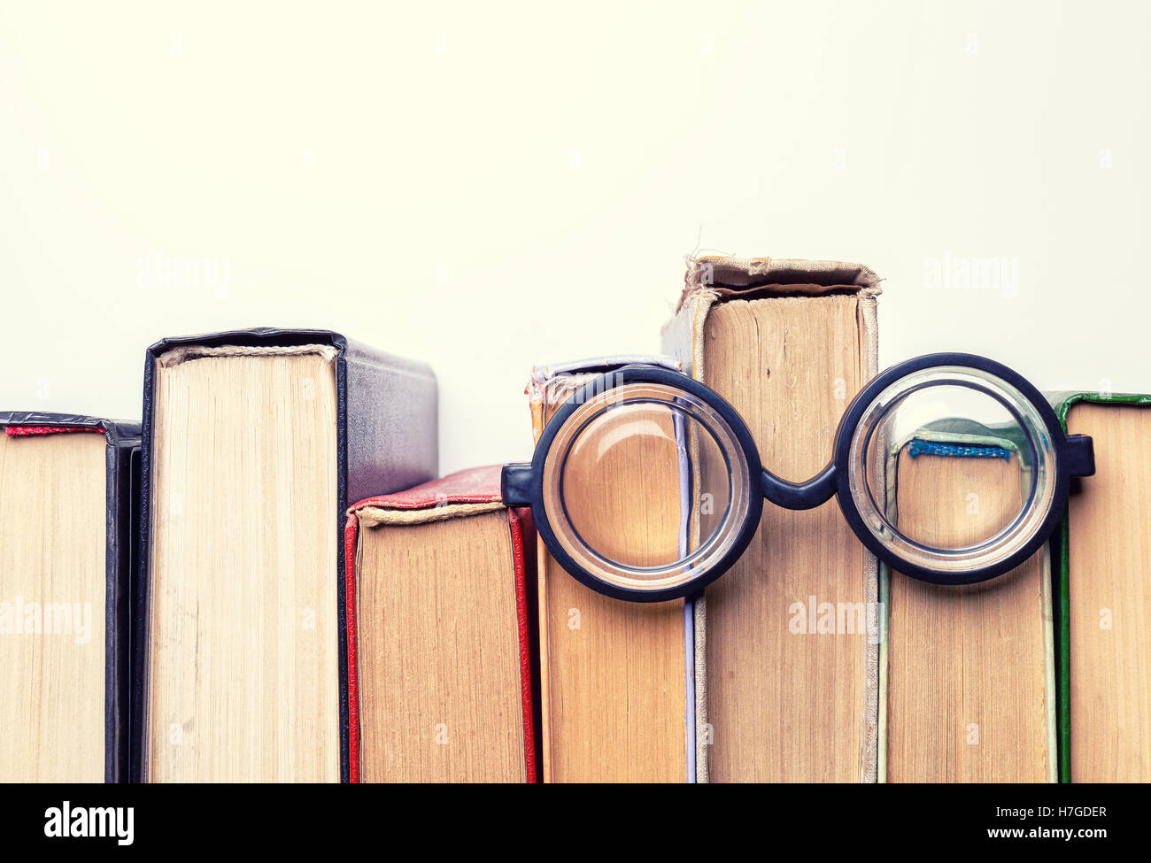 Battered old book cover hi-res stock photography and images - Alamy