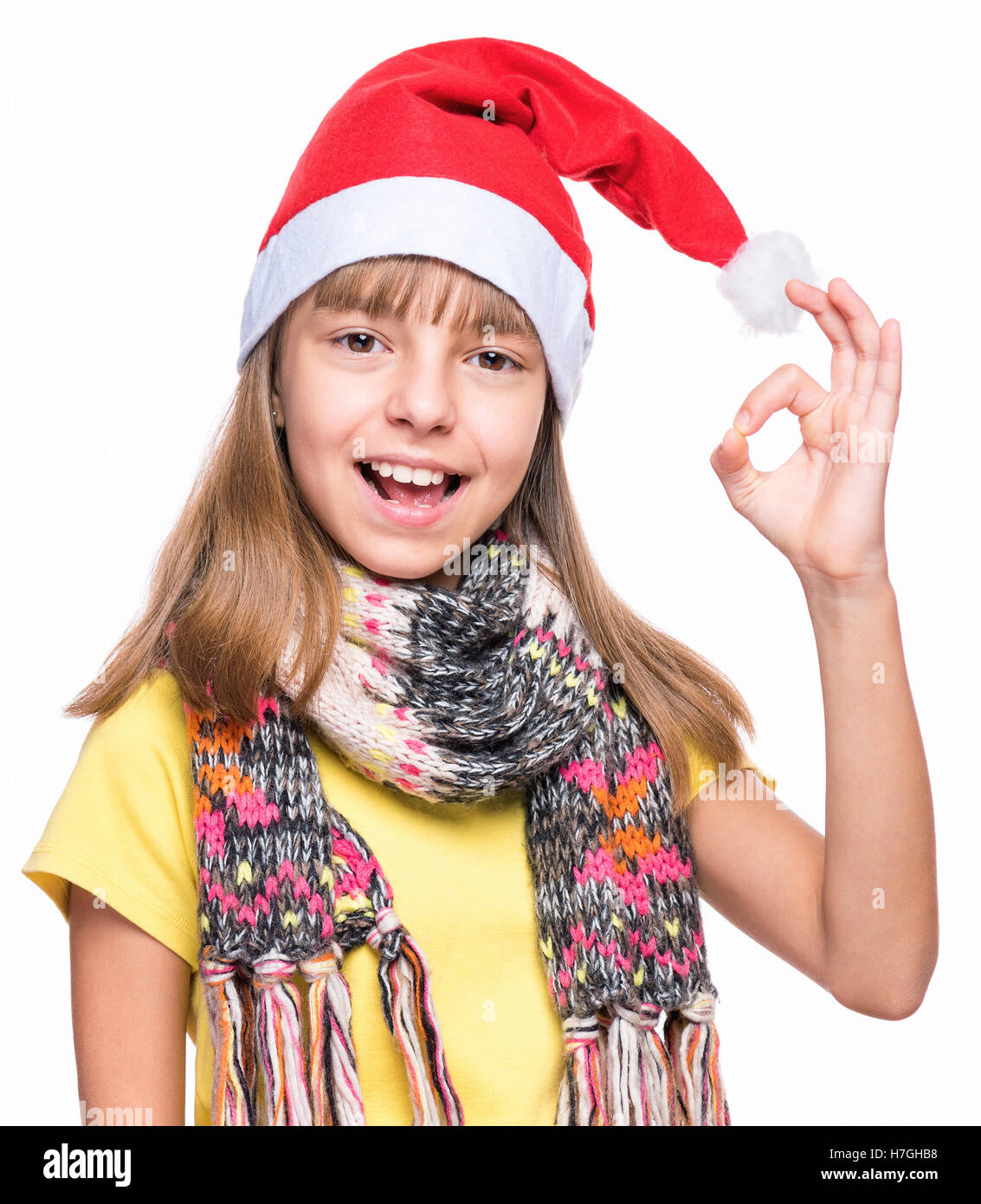 Wearing santa claus hat hi-res stock photography and images - Alamy
