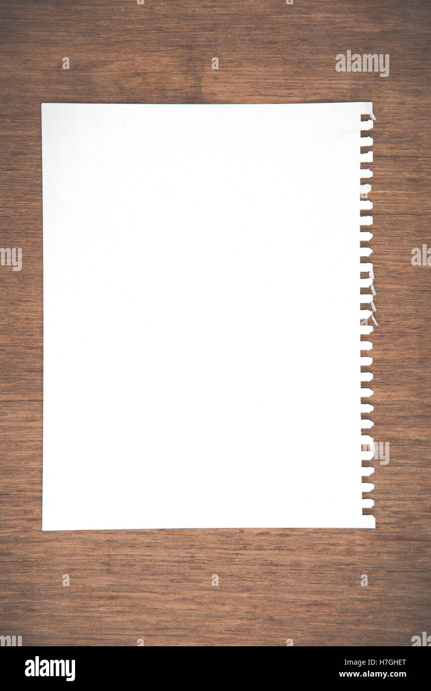 Torn notebook hi-res stock photography and images - Alamy